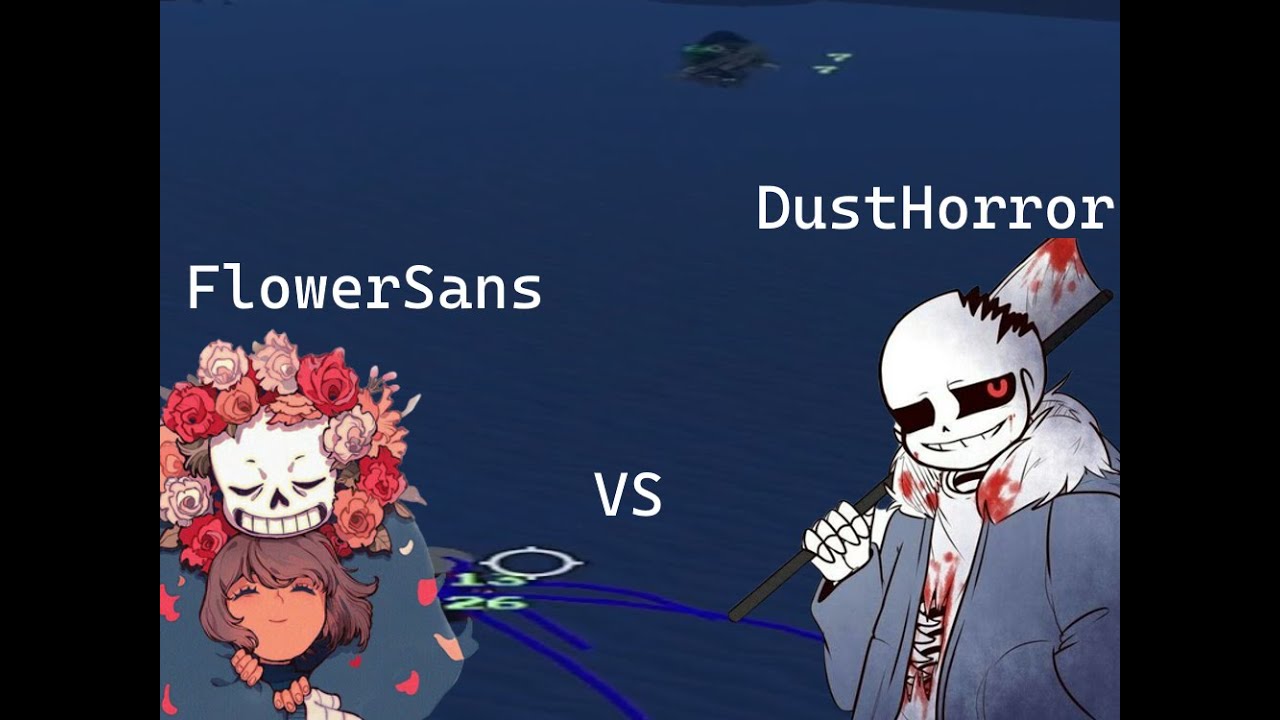 Flower Sans VS Dust Horror Sans V2 [Undertale Timeline Collapse] - YouTube