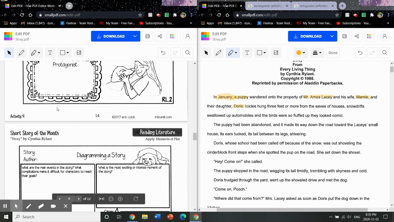 "Stray" - By Cynthia Rylant: Plot Graph - YouTube