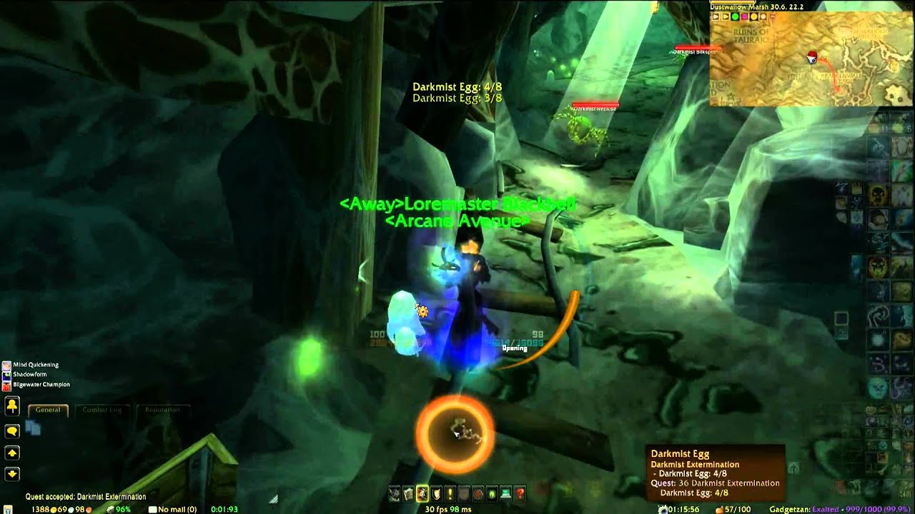 Dustwallow Marsh - Darkmist Extermination - YouTube