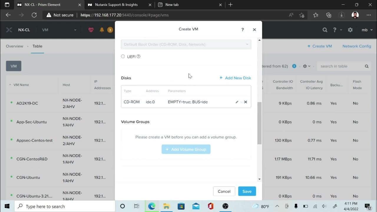 Deployment of Nutanix Move Using Prism GUI Console - YouTube