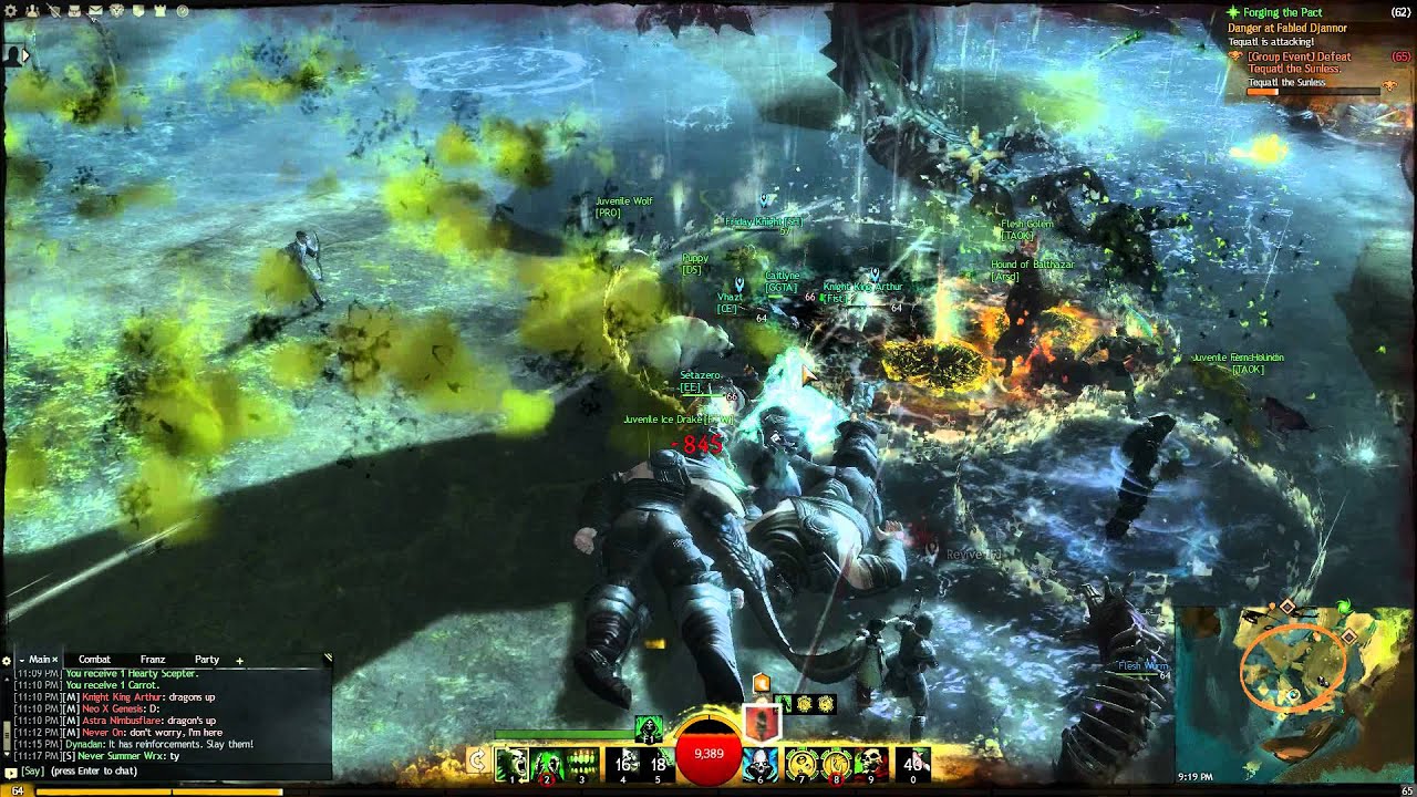 Sparkfly Fen Event: Defeat Tequatl the Sunless - YouTube