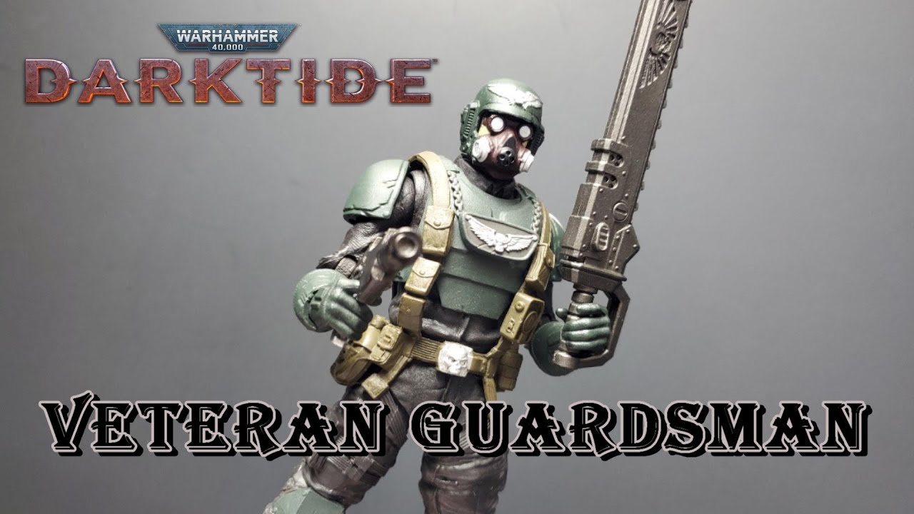 Veteran Guardsman - Warhammer 40K Darktide - Action Figure Review # ...