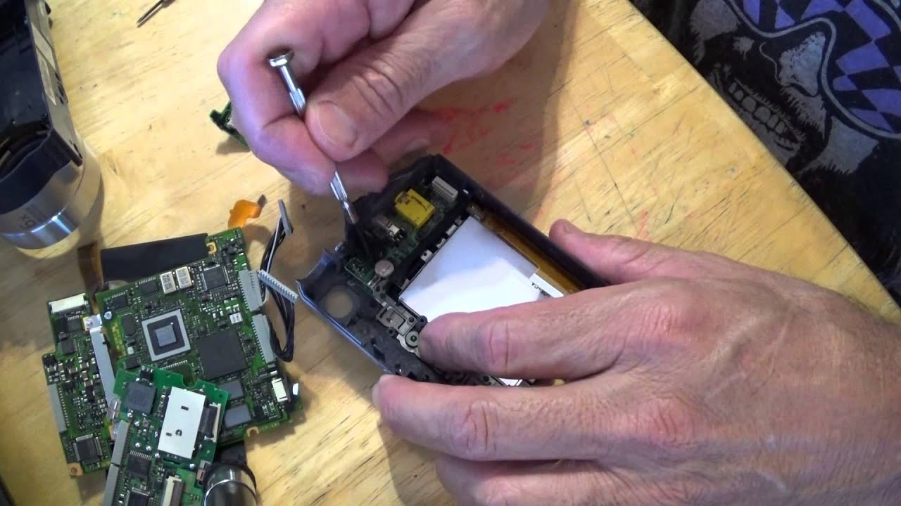Sony cyber shot Camera taking it apart + random ramblings - YouTube