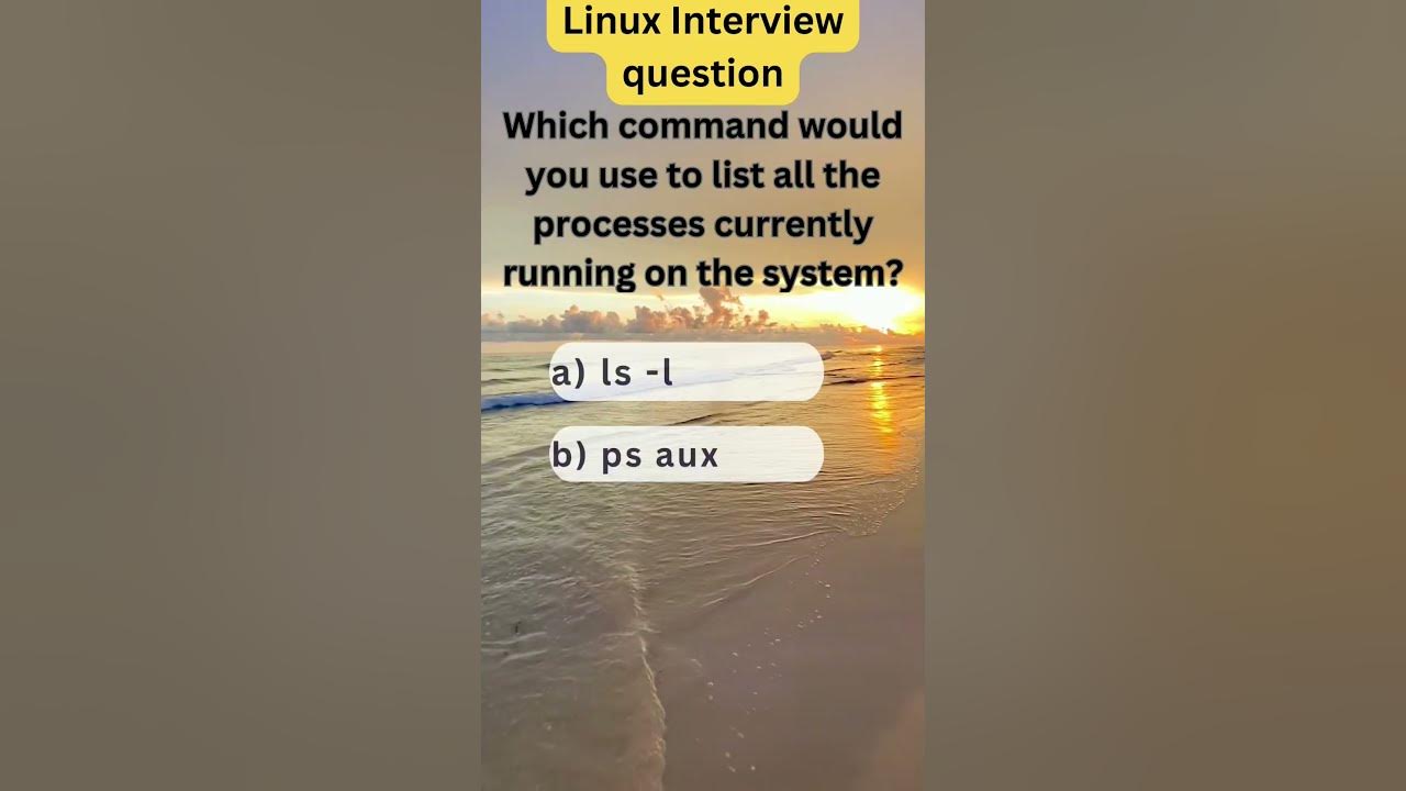 Linux Interview Questions 2 Linuxskillslinuxcommandlinelinuxinterview