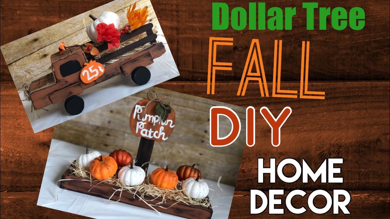 Dollar Tree DIY | Rustic Fall Decor - YouTube