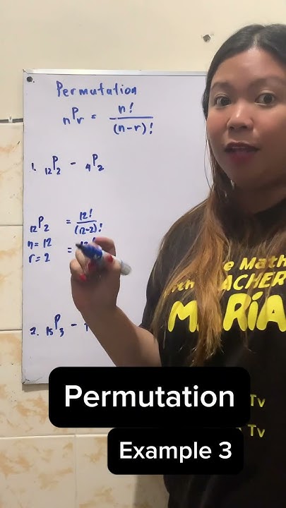 Permutation Example 3 - YouTube