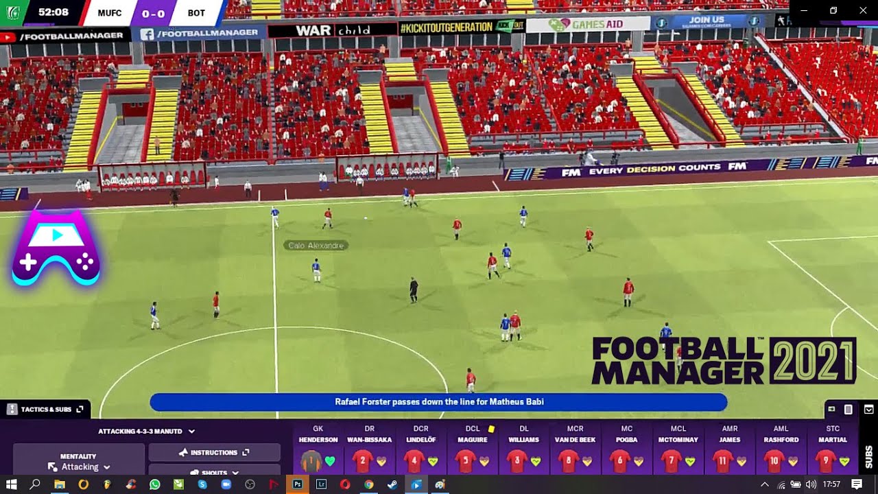 Football Manager 2021 FM 21 Indonesia | PreSeason Manchester United 3D ...