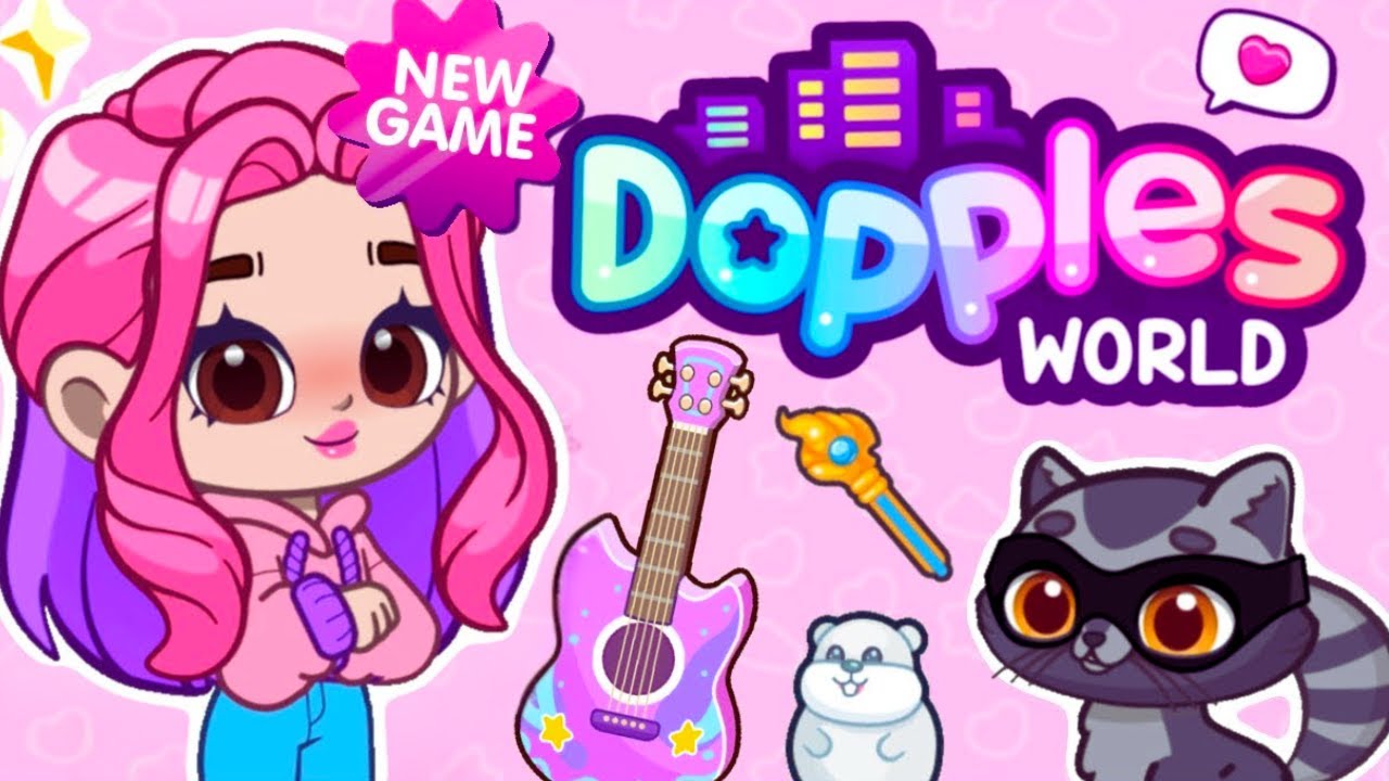 Jugando *DOPPLES WORLD* por primera vez 🌍🎮 Creando mi avatar en 😍 # ...