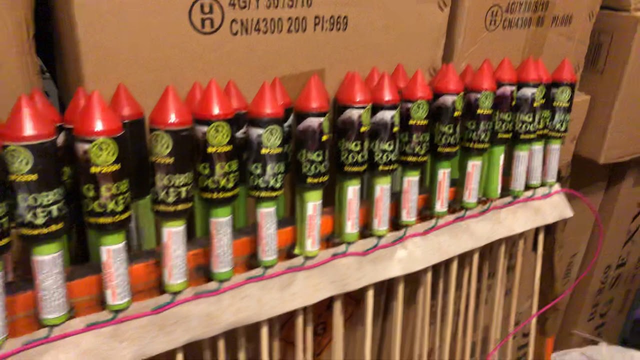 Fireworks rack 2019 - YouTube
