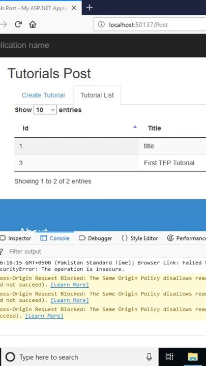 139 - ReInitialize Datatables when DELETE the records - YouTube