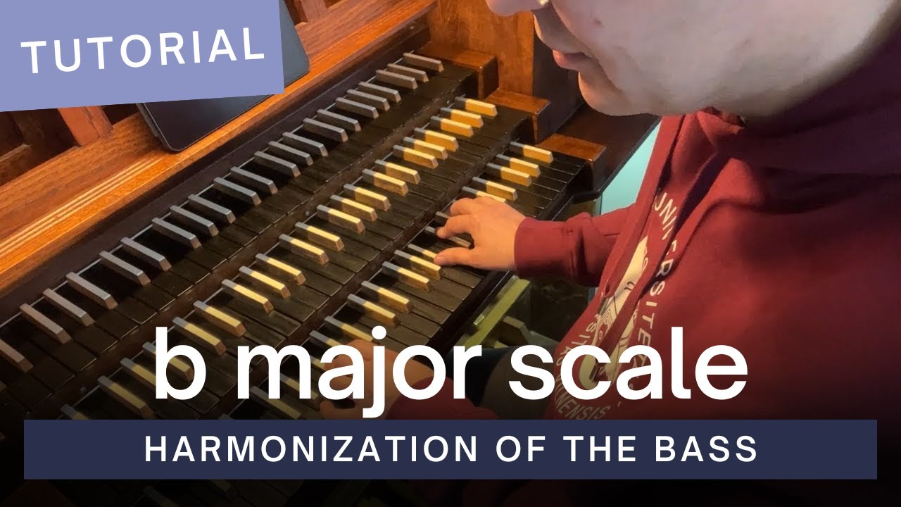 How to Harmonize B Major Scale in the Bass - YouTube