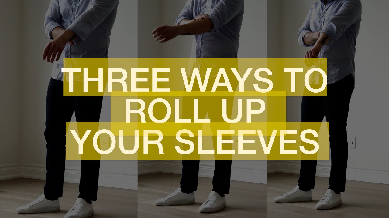 How to Roll Up Sleeves On a Button Up Shirt - 3 Simple, Quick & Stylish ...