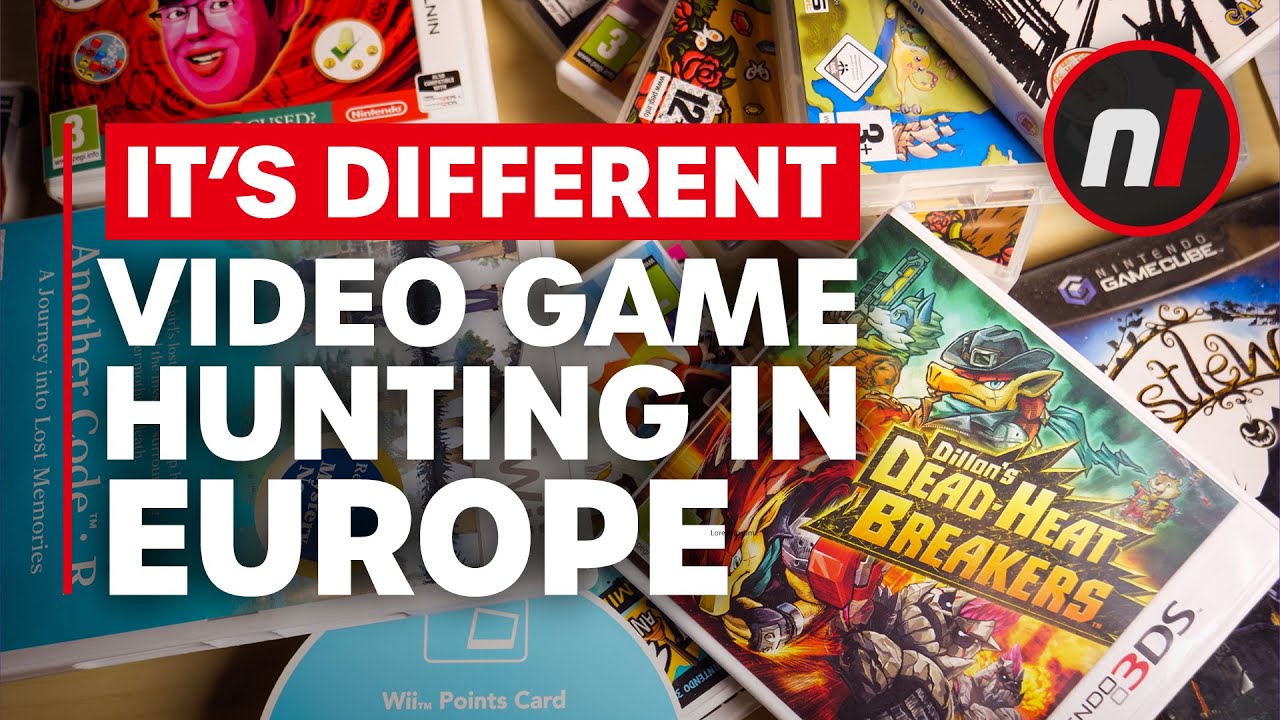Hunting For Video Games In Europe Is Surprisingly Different - YouTube