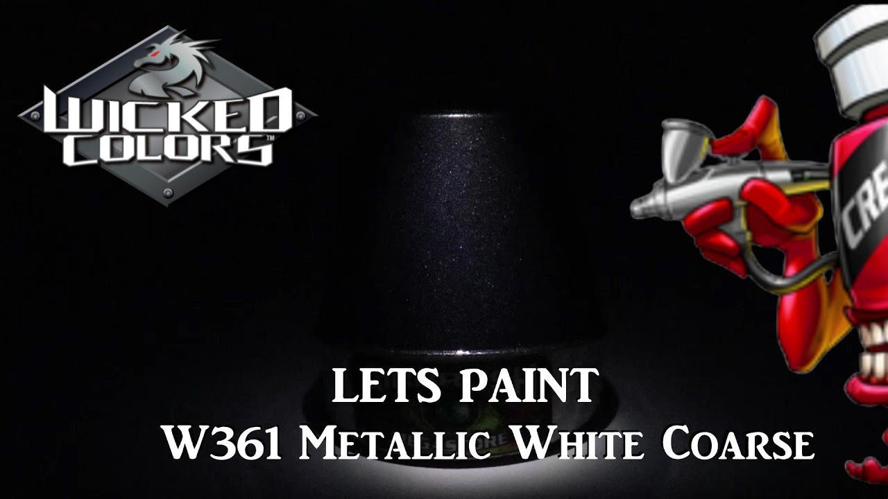 Lets Paint W361 Metallic White Coarse - YouTube