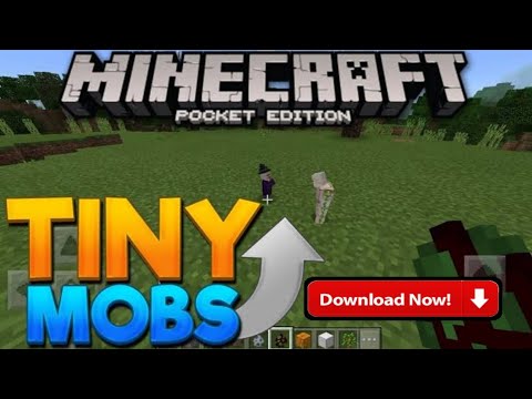 How to download Tiny Mobs Mod in Minecraft Pe || By Blackdart Gaming ...