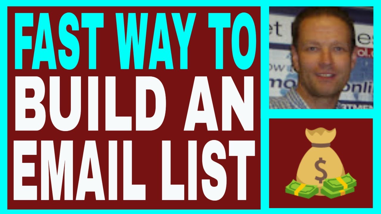 Fastest Way To Build Your Email List - Perfect For Beginners. - YouTube
