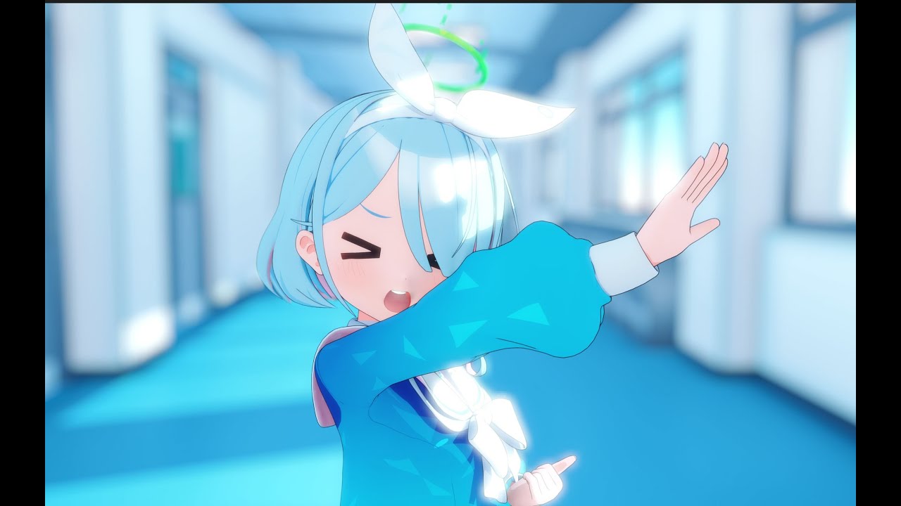 【Blue Archive MMD／4K／60FPS】Arona 「Vertical ver」【JUMP UP】 - YouTube