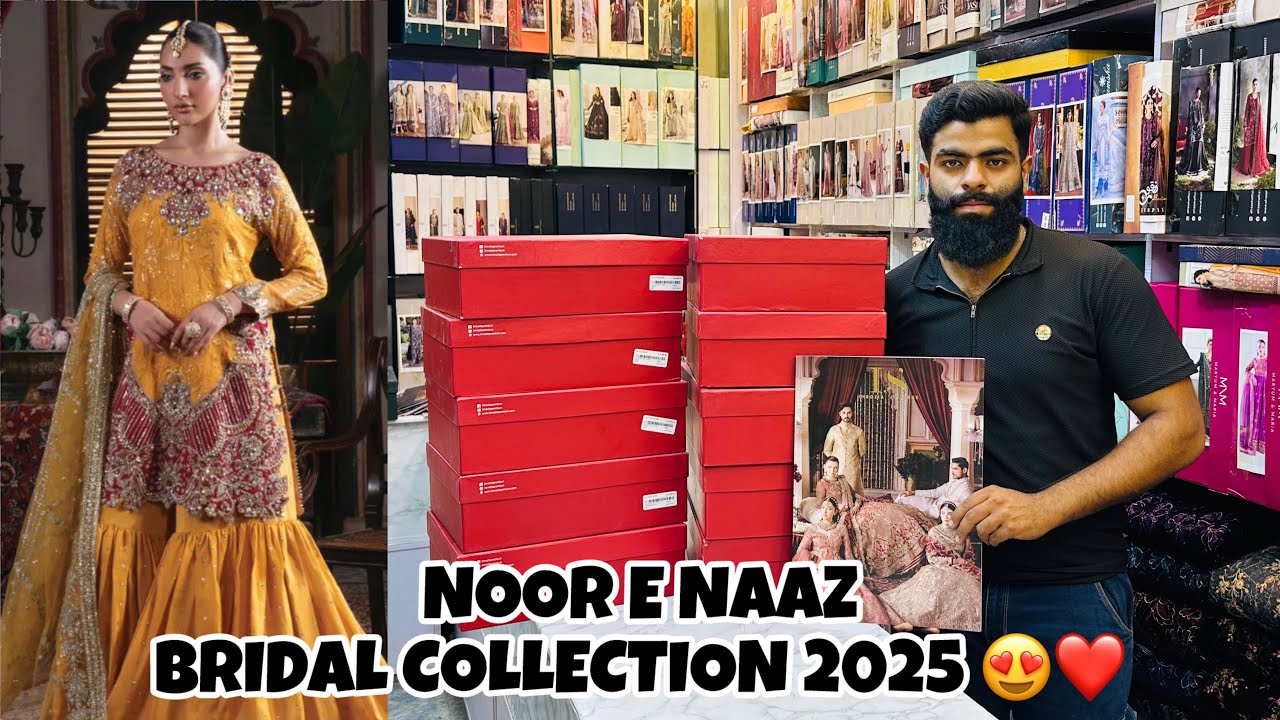 NOOR E NAAZ LUXURY BRIDAL COLLECTION BY IMROZIA SERENE 2025 | UNSTICHTED DESIGNER BRIDAL ...