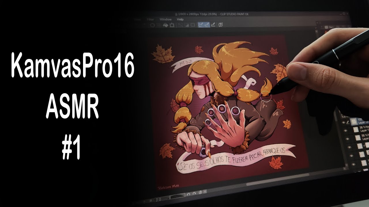 DESENHANDO ASMR #1 ~ Mt 5:29 - YouTube