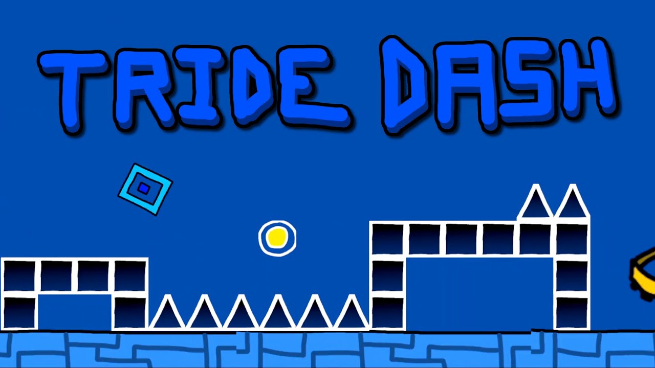 Playing Tride Dash because Geometry Dash is broken - YouTube