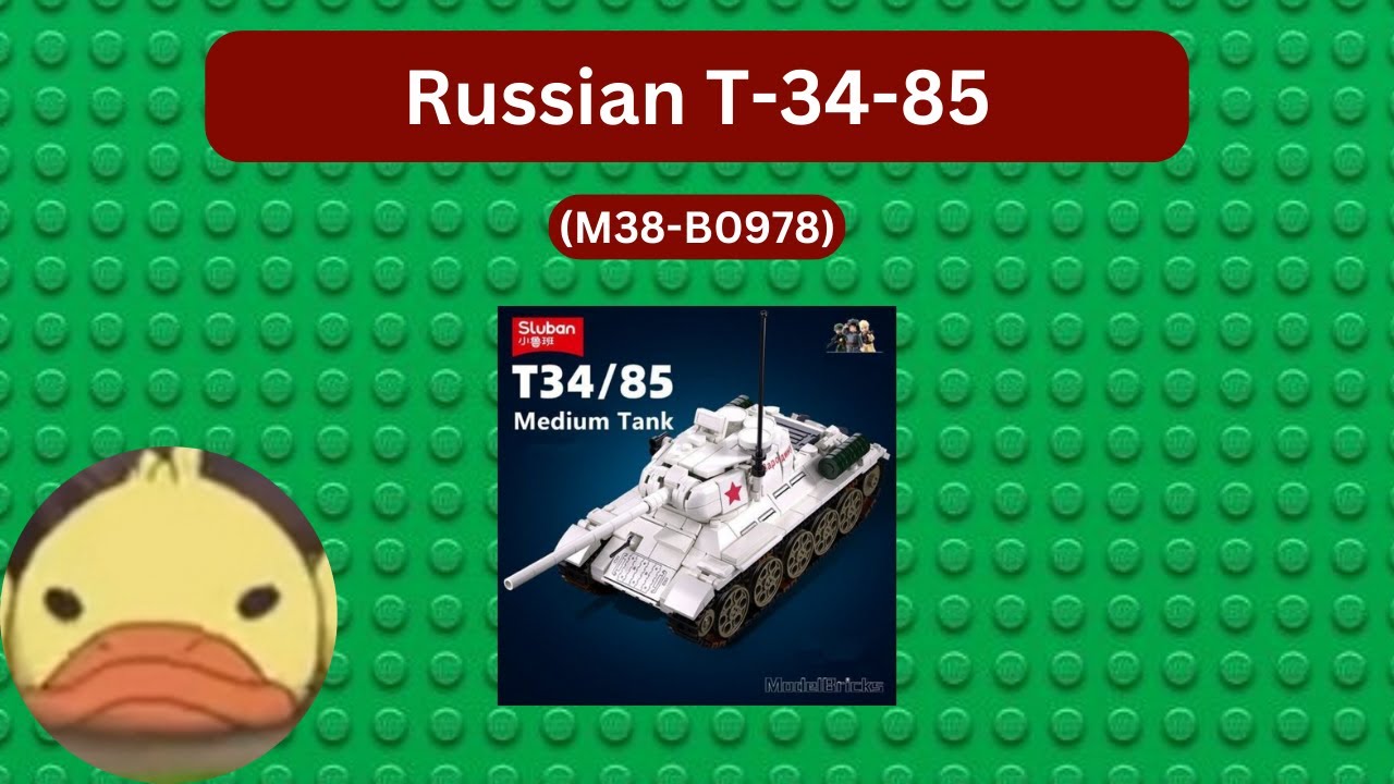 WW2 Sluban T-34-85 speedbuild and opinions - YouTube