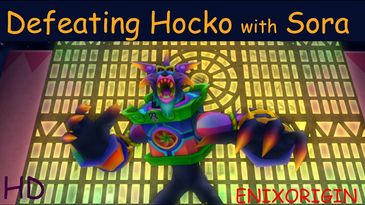 Kingdom Hearts HD 2.8 Dream Drop | How to Defeat HockoMonkey w/ Sora ...