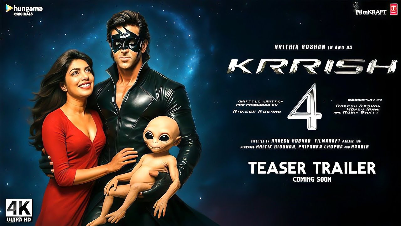 Krrish 4 - Official Teaser | Hrithik Roshan | Krrish 4 : Jaadu Returns ...