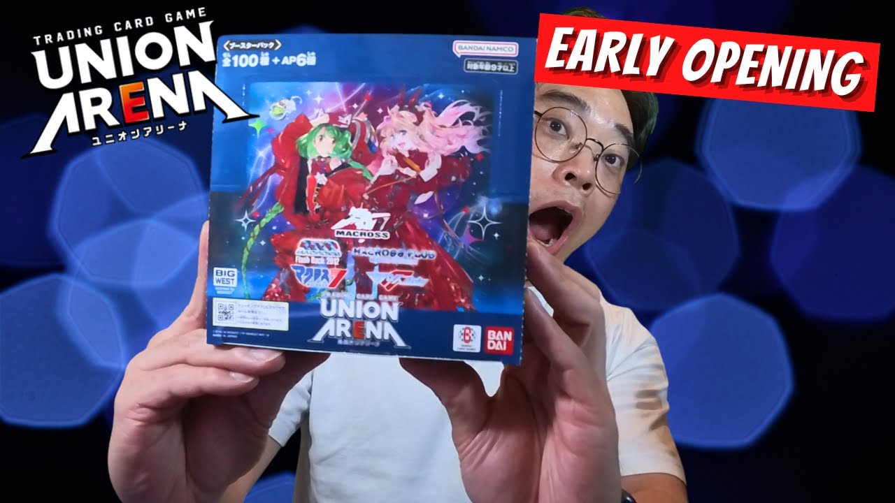 EARLY & NEW Union Arena Macross Booster Box Opening! - YouTube