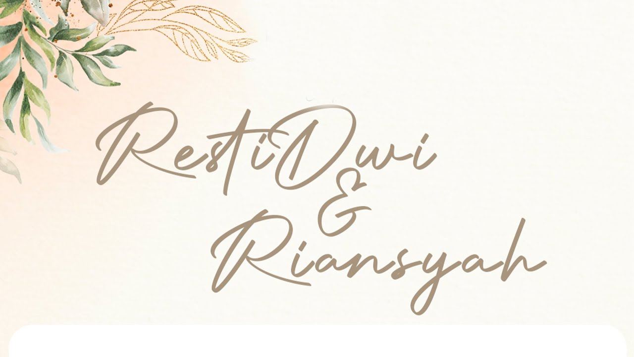 The Wedding of Resti Dwi & Riansyah 8 | 11 | 2024 - YouTube