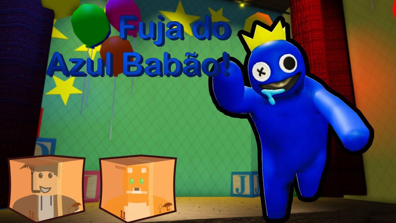Corra do azul babão (Rainbow Friends) - YouTube