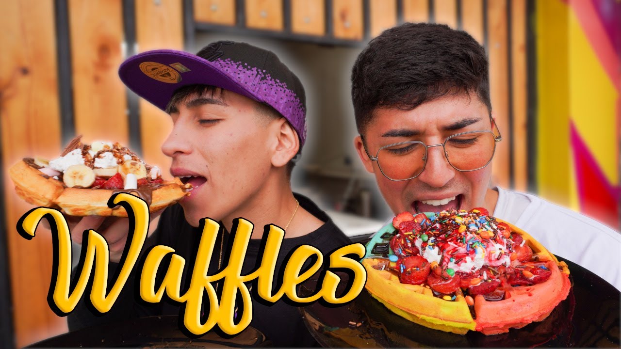 Pasé UN DIA COMO WAFFLERO en la WAFFLERÍA DEL @cavish | Hacemos competencia - YouTube