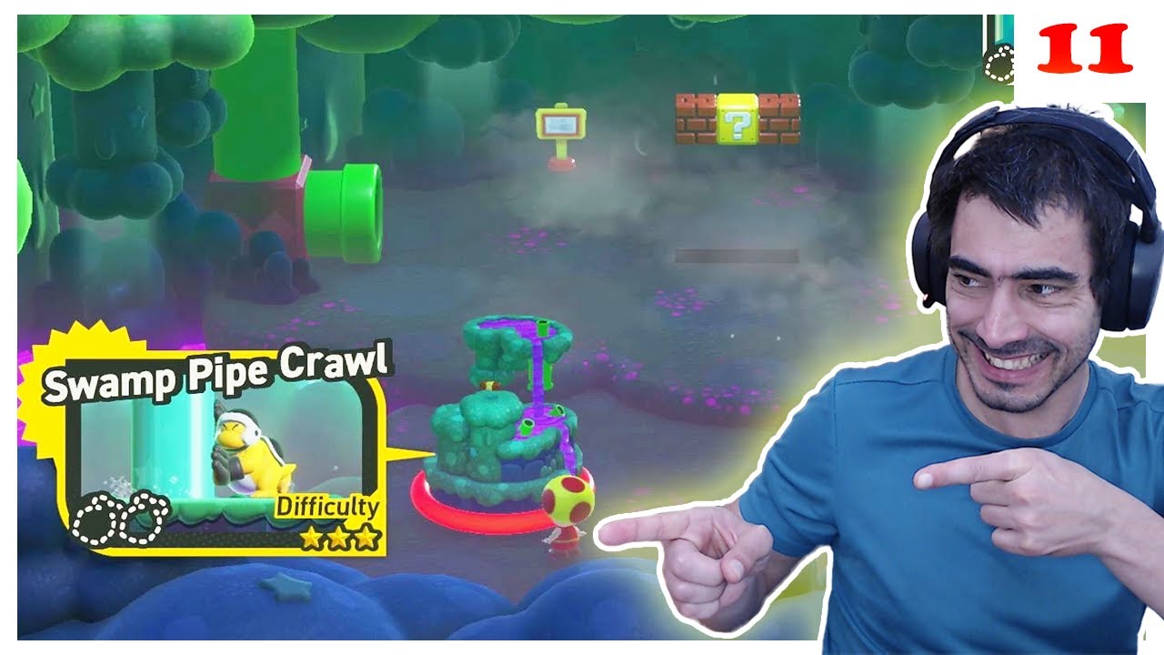 SWAMP PIPE CRAWL Super Mario Bros. Wonder Ep. 11 - YouTube