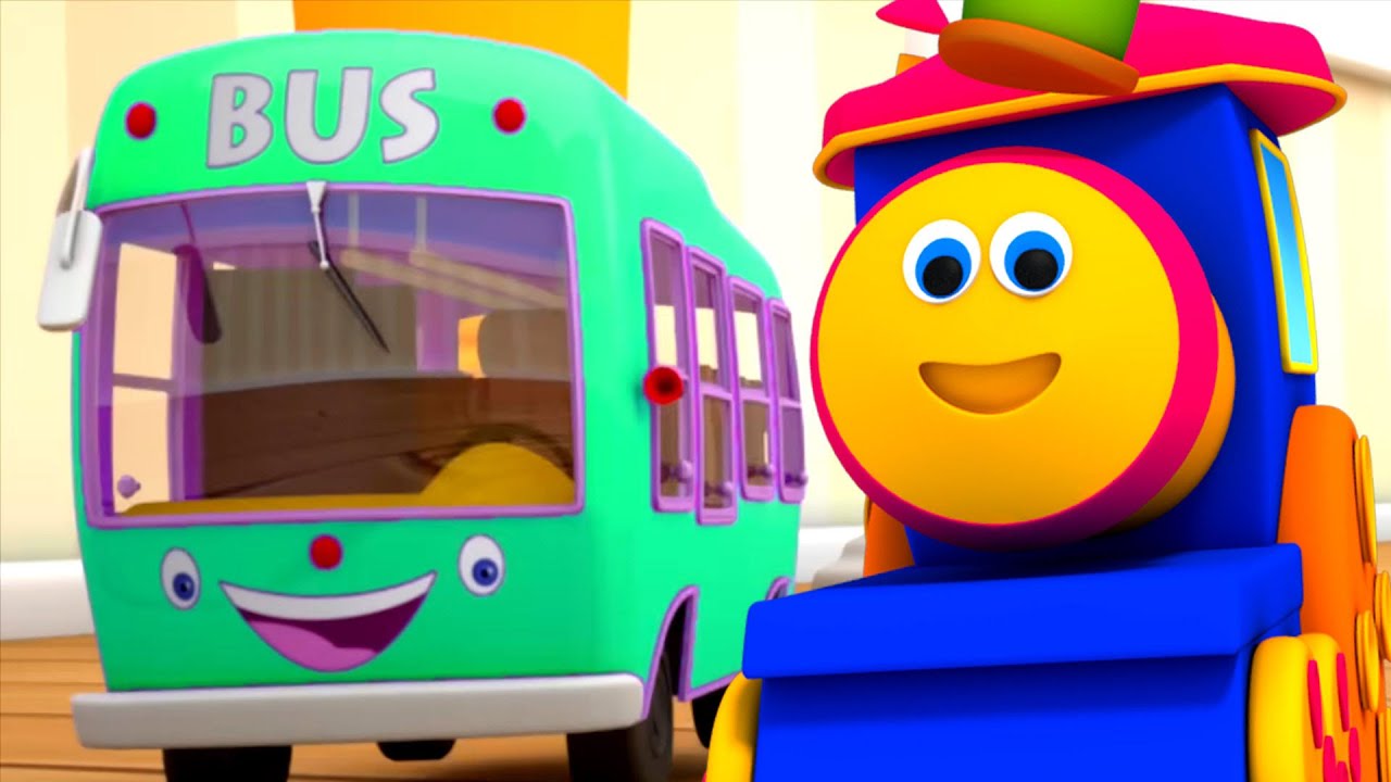 Wheels On The Bus - Bumpy Ride and Preschool Songs for Kids - YouTube