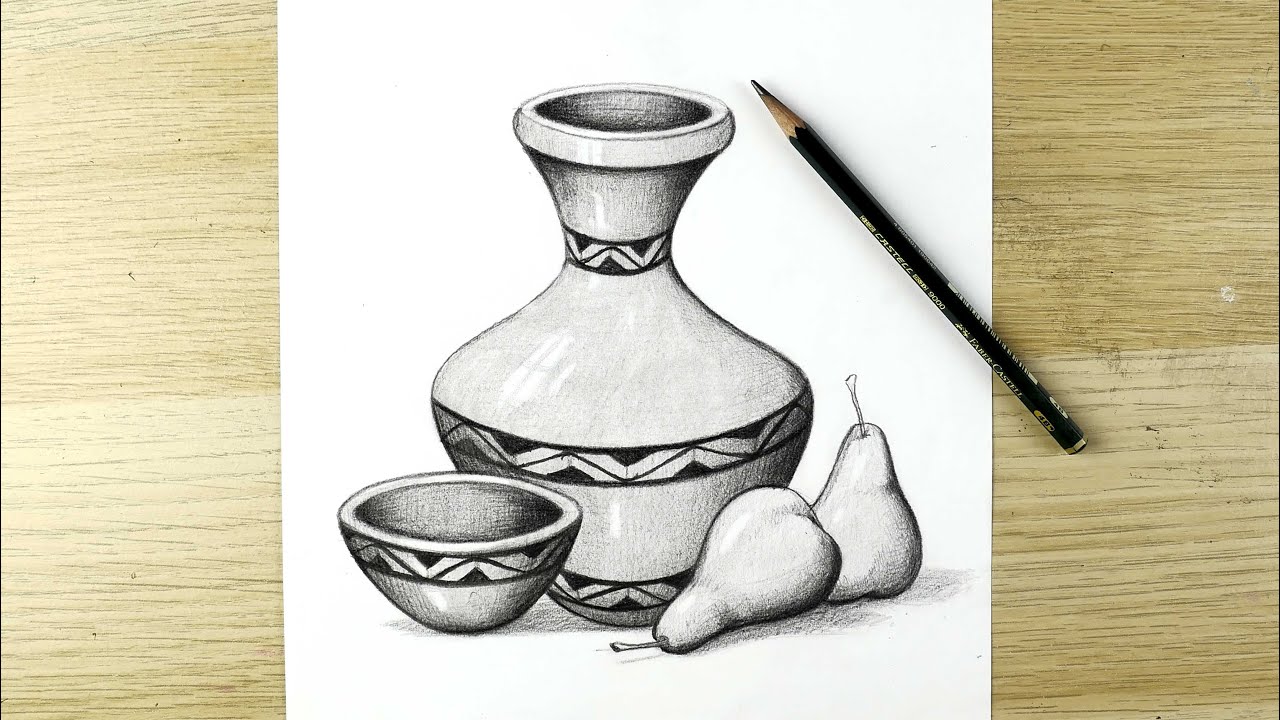 new drawing 2023 | easy drawing / still life drawing | drawing | pencil ...