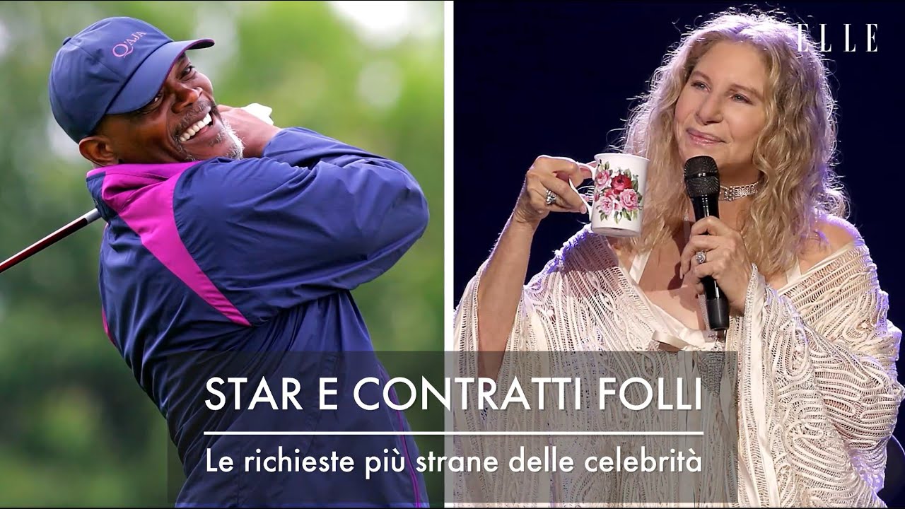 Star e contratti folli: le richieste più strane delle celebrità - YouTube