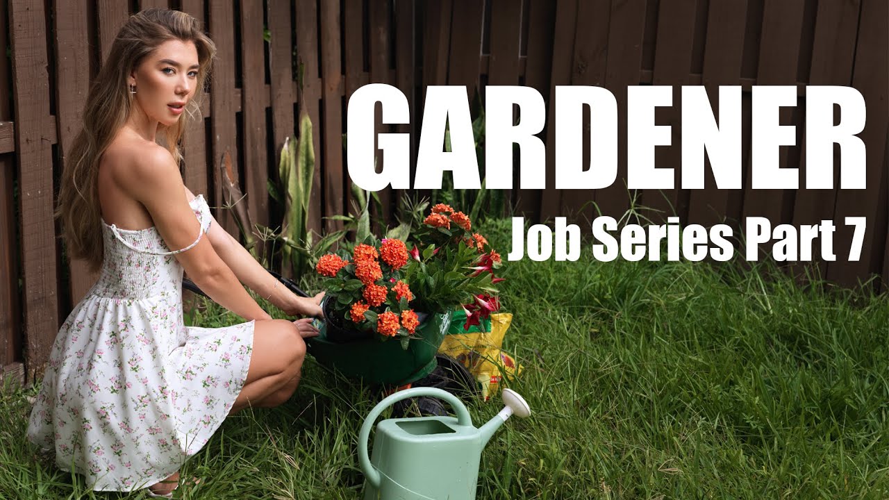 Gardener Photoshoot | Chic Yard Cleanup with Mira Shape - YouTube