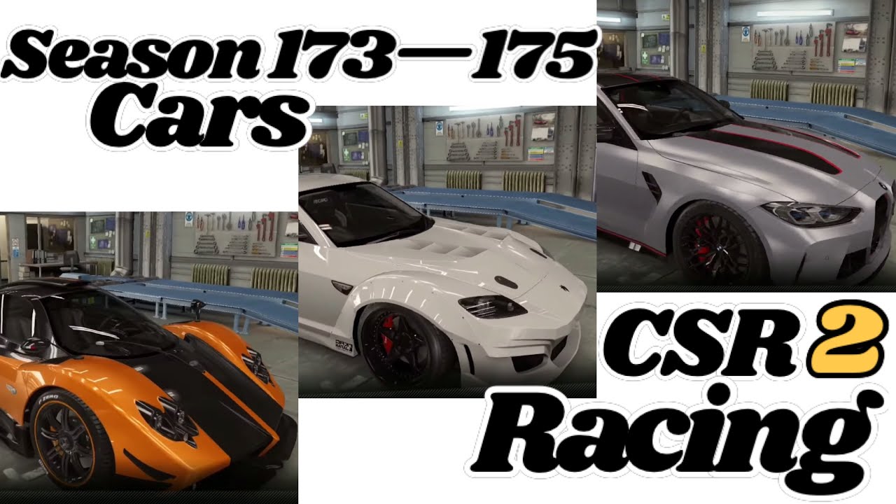 CSR2 Season 173—175 Cars - YouTube