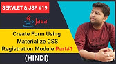 Servlet and Jsp (Server Side Programming in Java) - YouTube