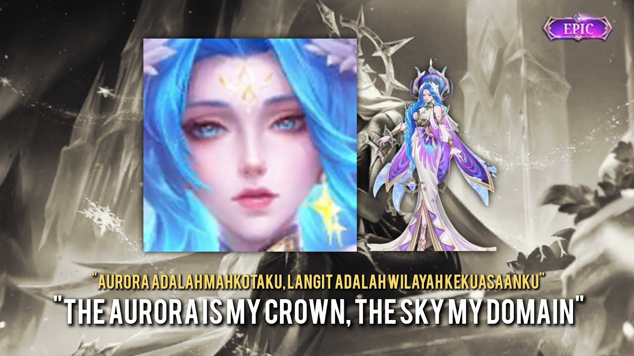 Voice Lines New Epic Skin AURORA, Veil Of The Celestials | Advance Server Update | MLBB - YouTube