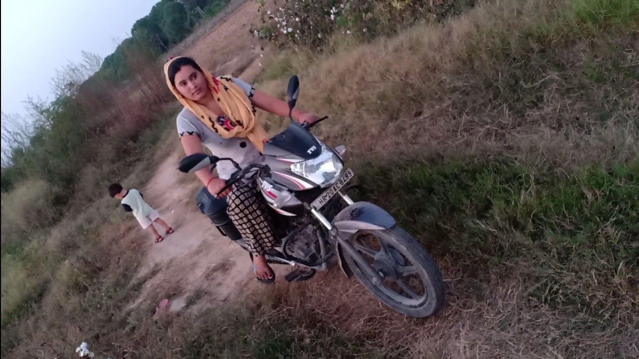 A Ride on Bike #6 | Girl Kick Start | Long Drive with Sharma ji - YouTube