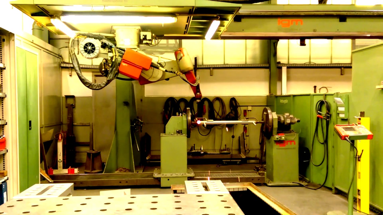 IGM Schweißroboter - IGM Welding Robot - YouTube