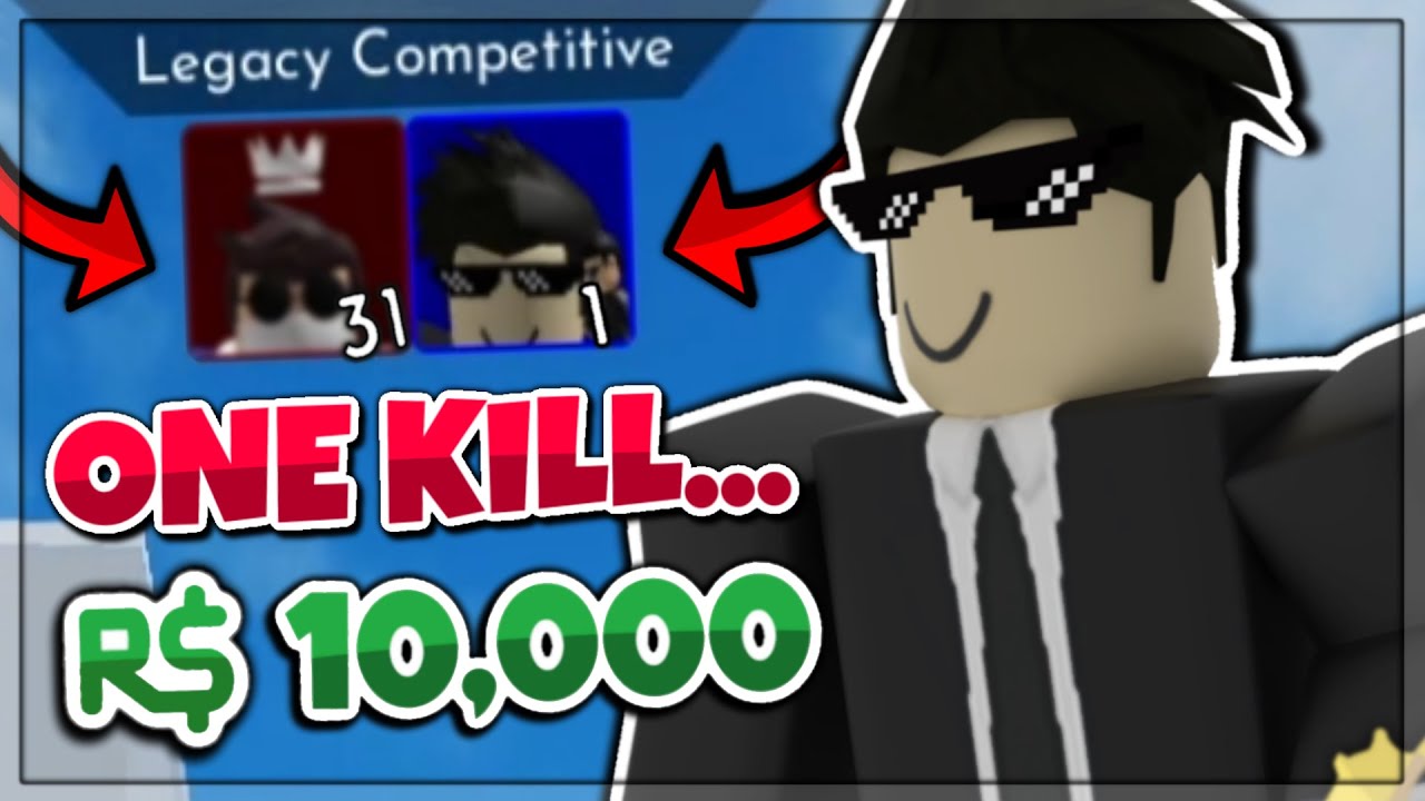 This Mobile Wins $10,000 ROBUX If He Gets 1 KILL... (Roblox Arsenal ...