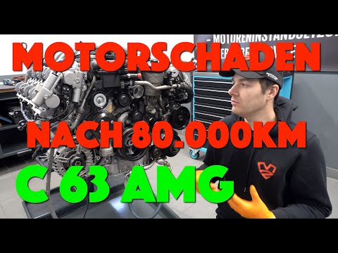 Wir zerlegen einen C63 AMG Motor!