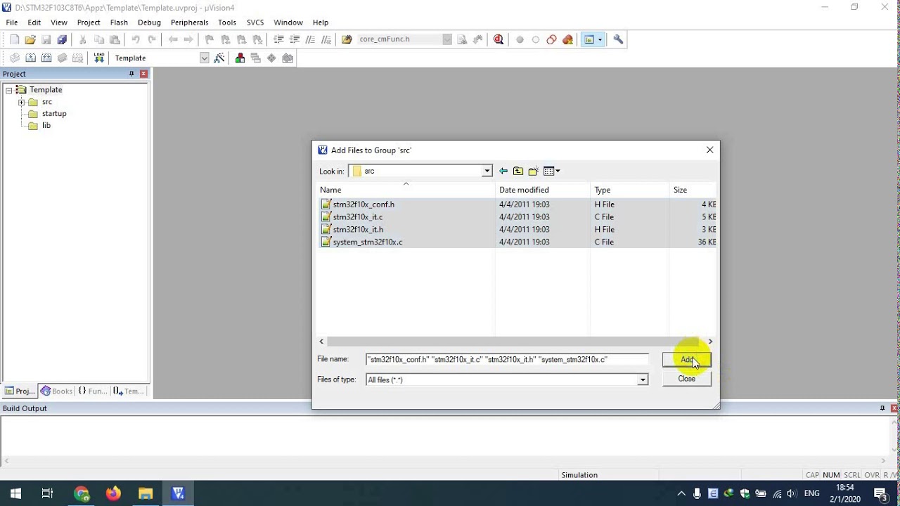 00. STM32F103C8T6 Tạo project sử dụng Keil C - YouTube