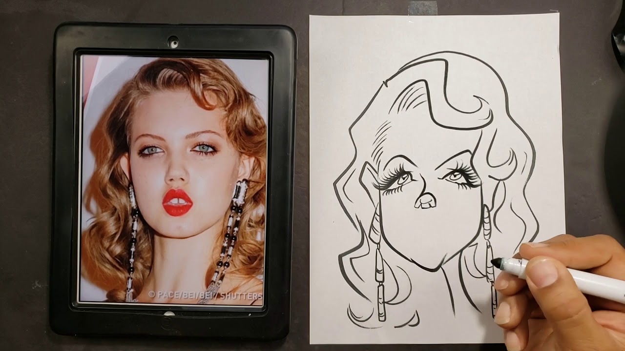 How to draw a Caricature of someone without insulting them. - YouTube