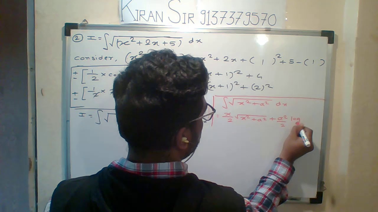 Integration of quadratic equations in root numerical 2 - YouTube