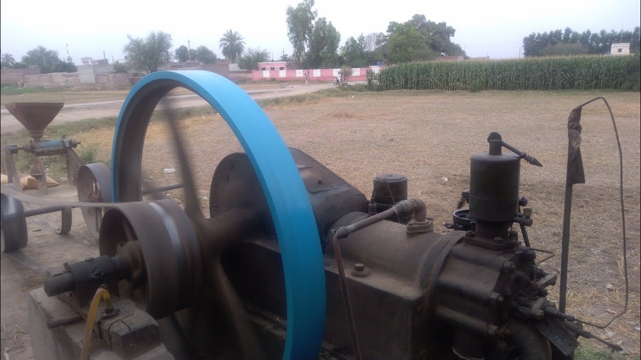 Beautiful starting old black desi engine made pakistan | rostan hornsby ...