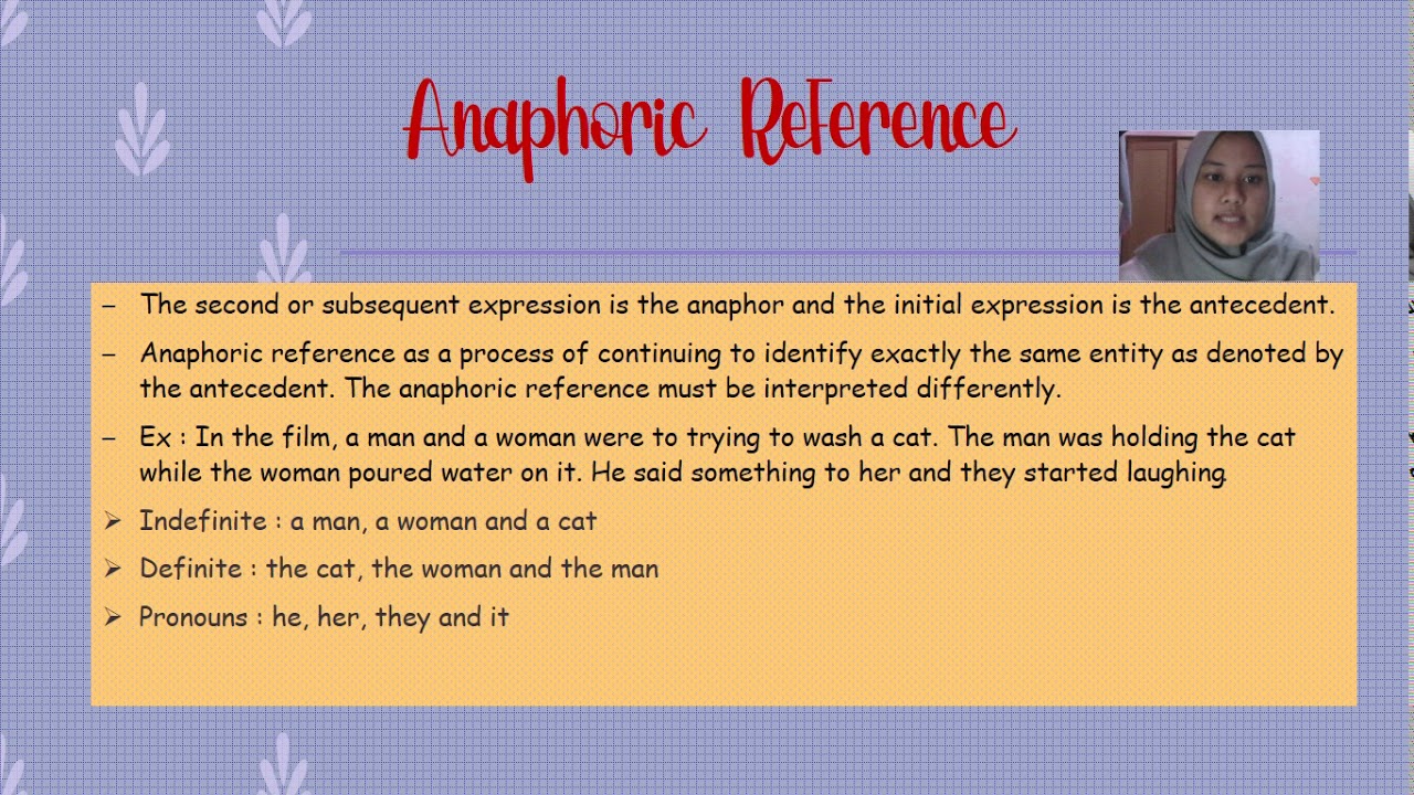 [ Pragmatics ] : Reference and Inference - YouTube