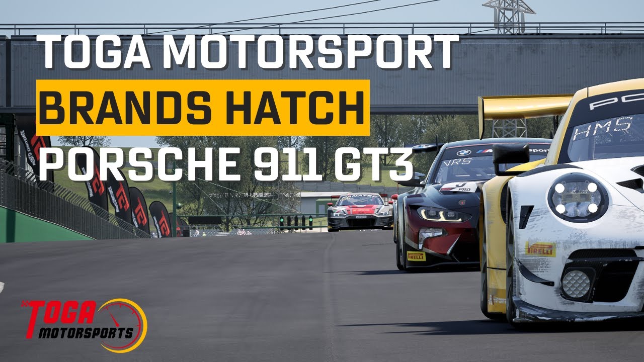 Toga Motorsport | Brands Hatch | Porsche 911 GT3 | Full Race - YouTube
