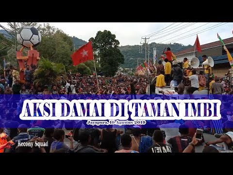 DEMO DAMAI Di TAMAN IMBI JAYAPURA